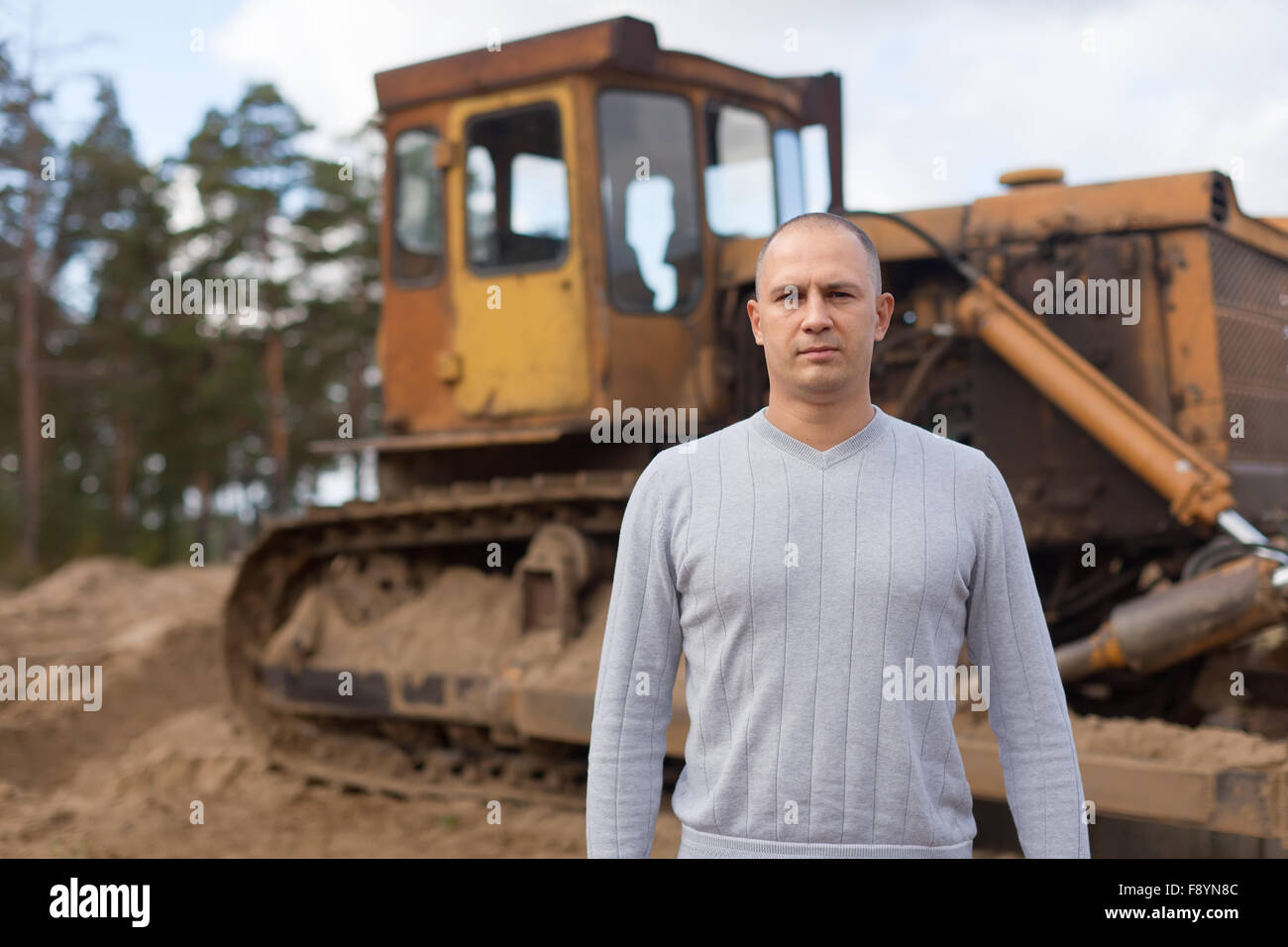 Portrait tractor operator workplace hi-res stock photography and images ...
