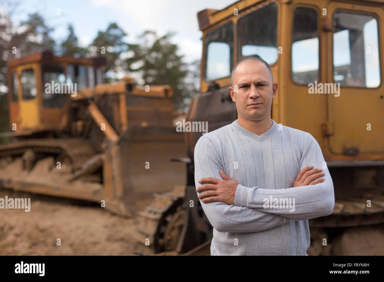 Portrait tractor operator workplace hi-res stock photography and images ...