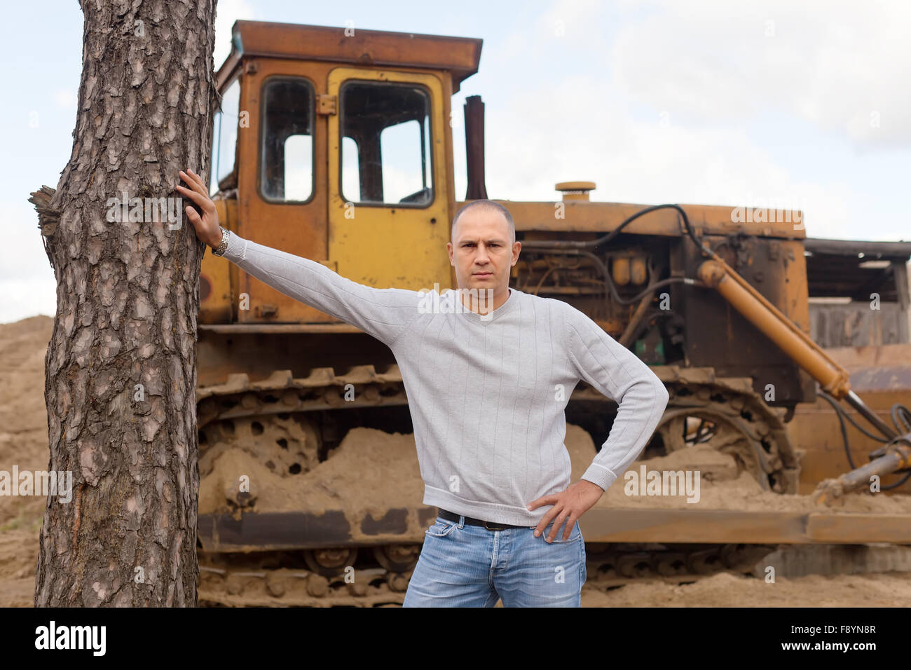 Portrait tractor operator workplace hi-res stock photography and images ...