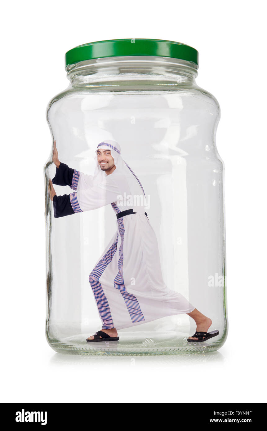 Arabian businessman fear hi-res stock photography and images - Alamy