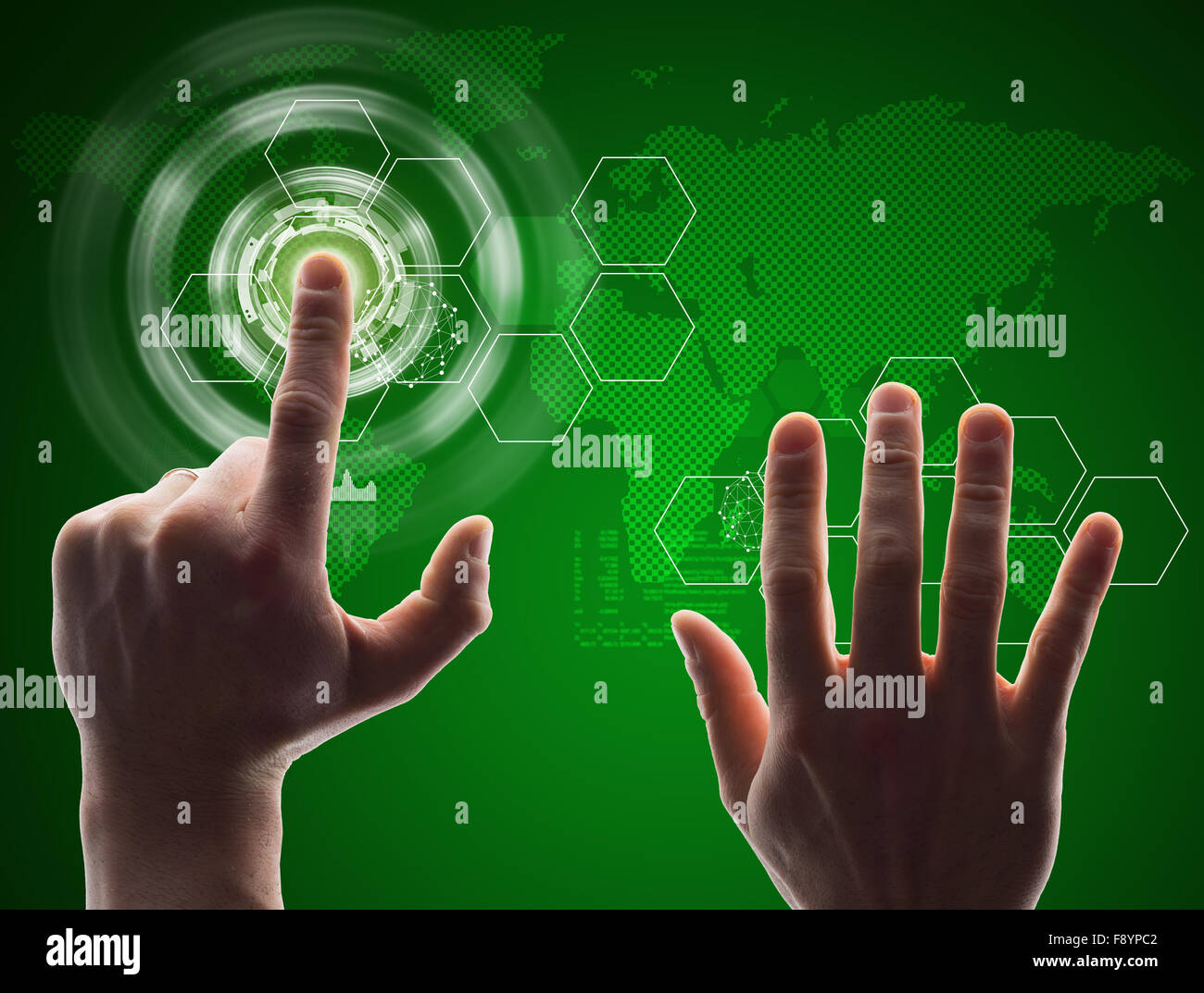 Green screen press hi-res stock photography and images - Alamy