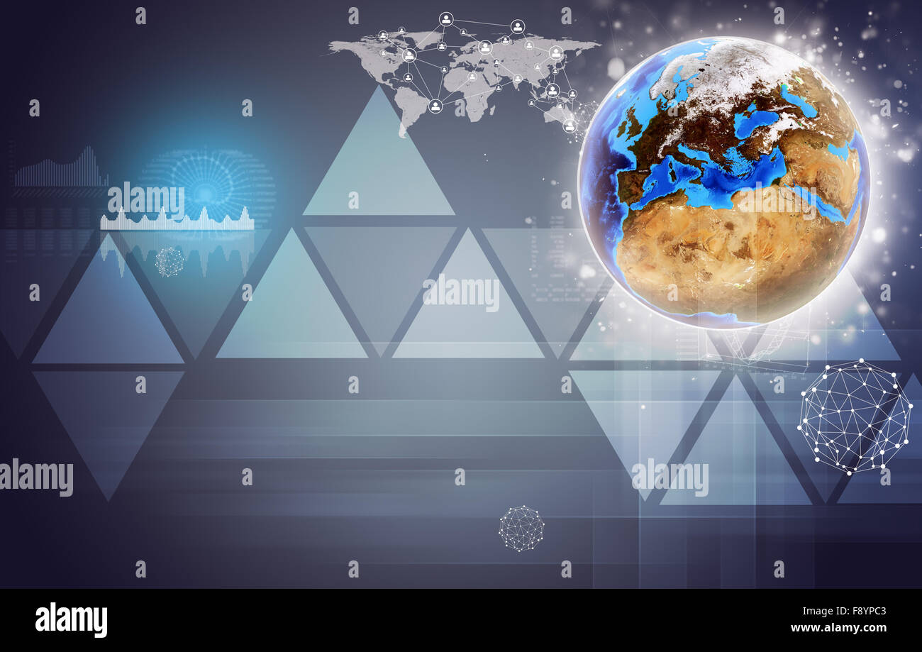 World map graphical charts hi-res stock photography and images - Alamy