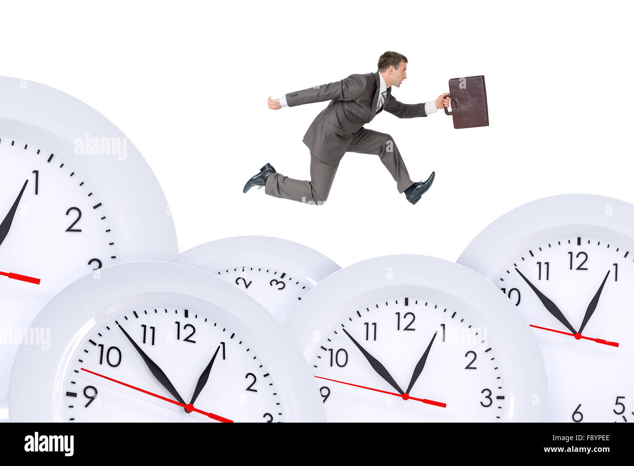 Businessman running timer hi-res stock photography and images - Alamy
