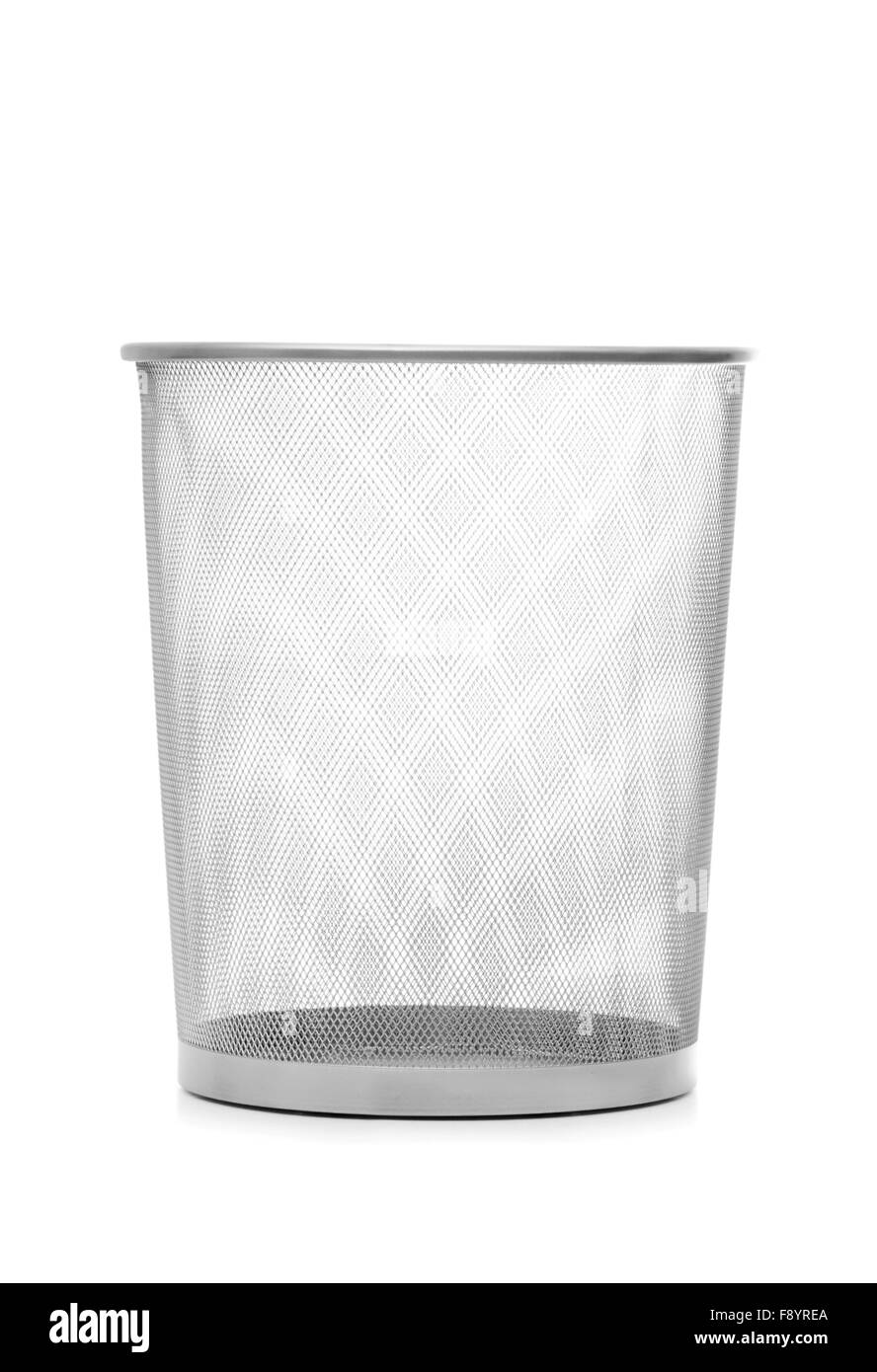 Garbage bin isolated on the white background Stock Photo - Alamy