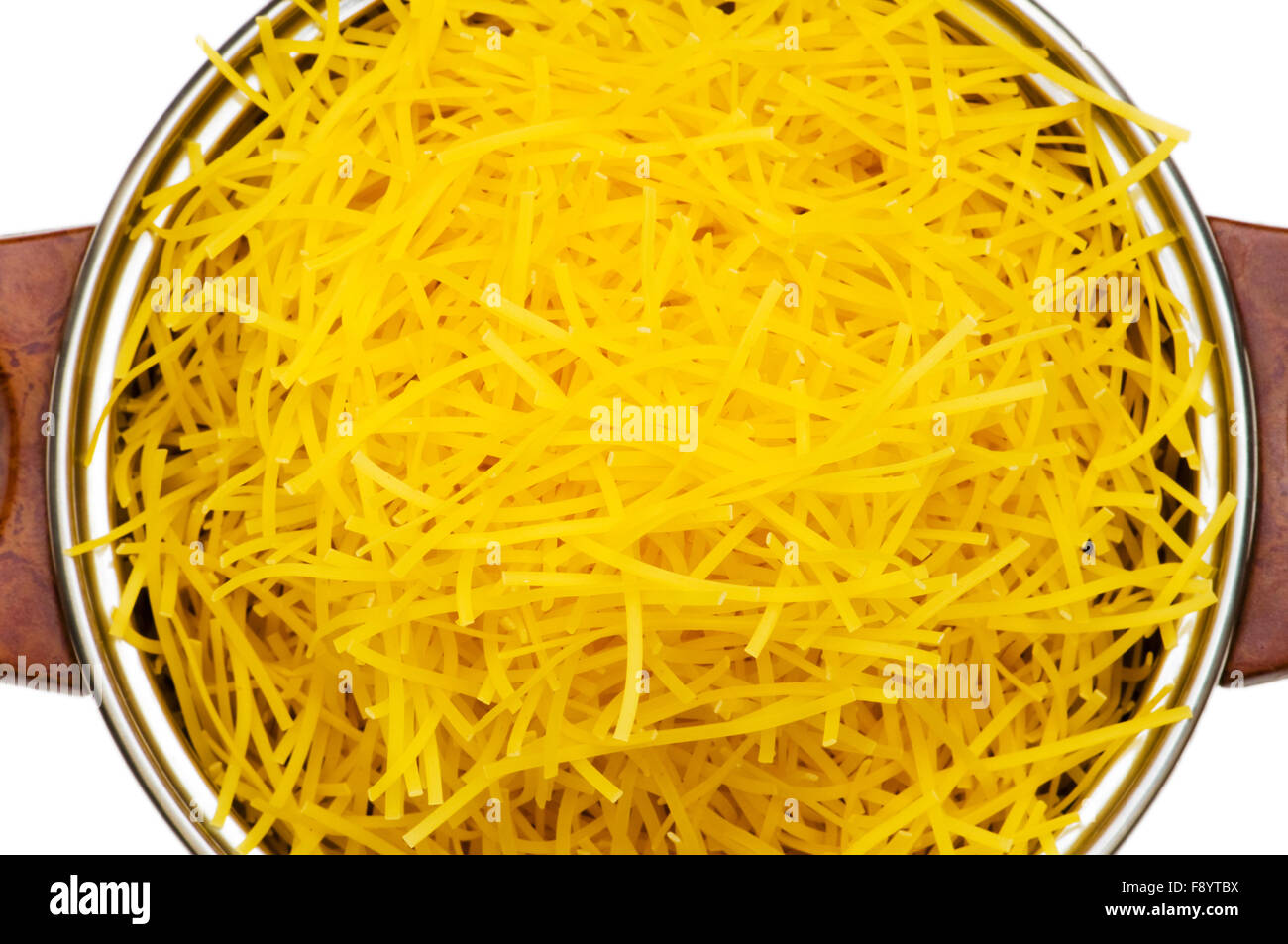 Spaghetti pot isolated on the white background Stock Photo - Alamy