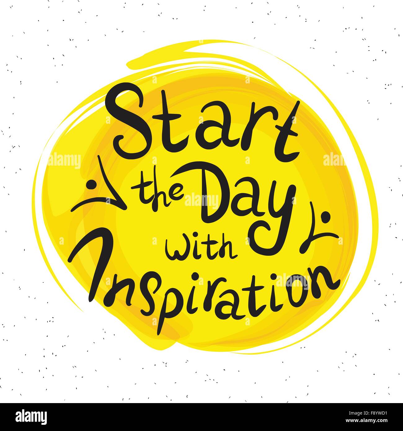 Inspirational quote phrase start Stock Vector Images - Alamy