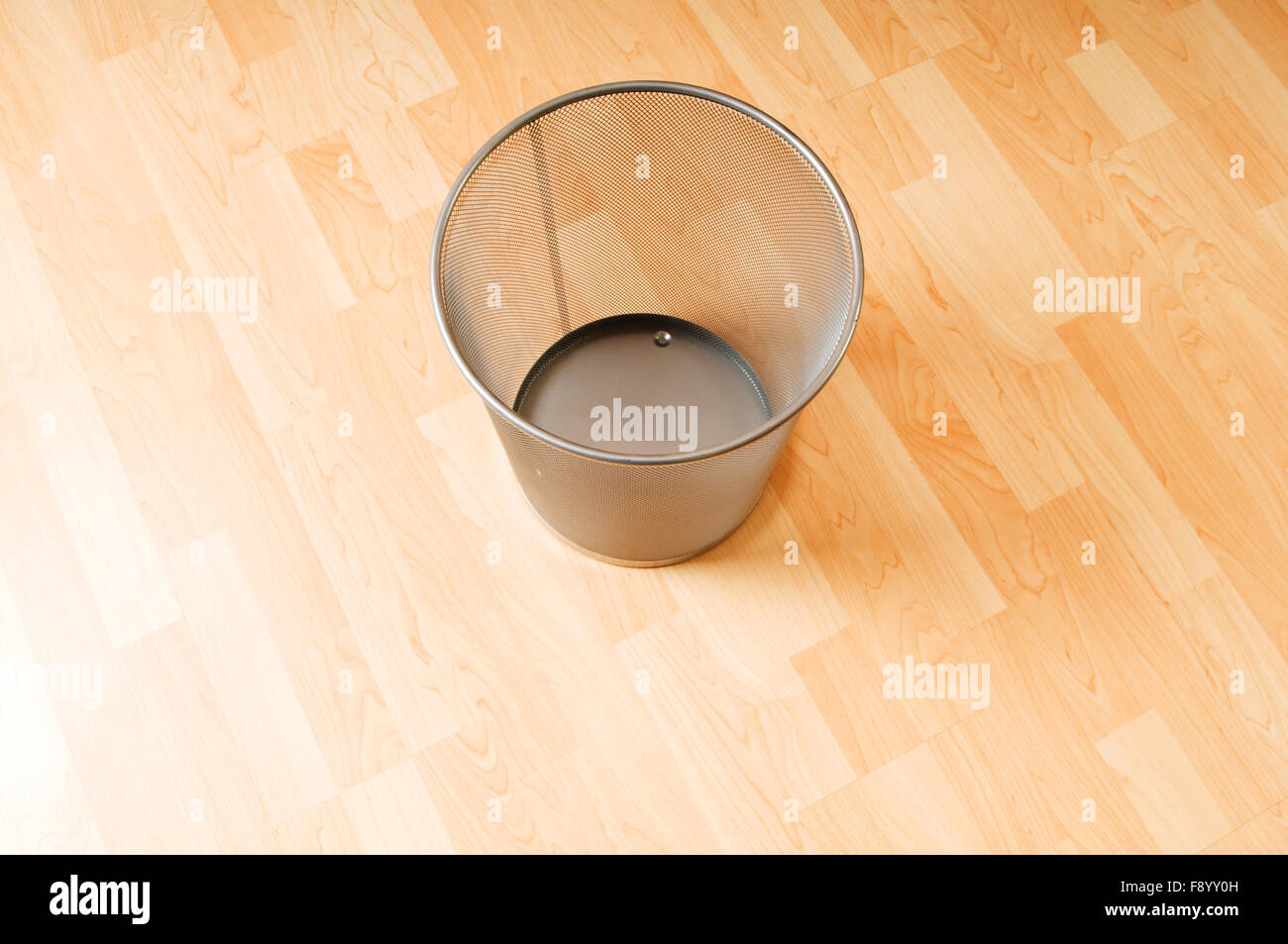 Garbage bin with paper waste isolated on white Stock Photo - Alamy