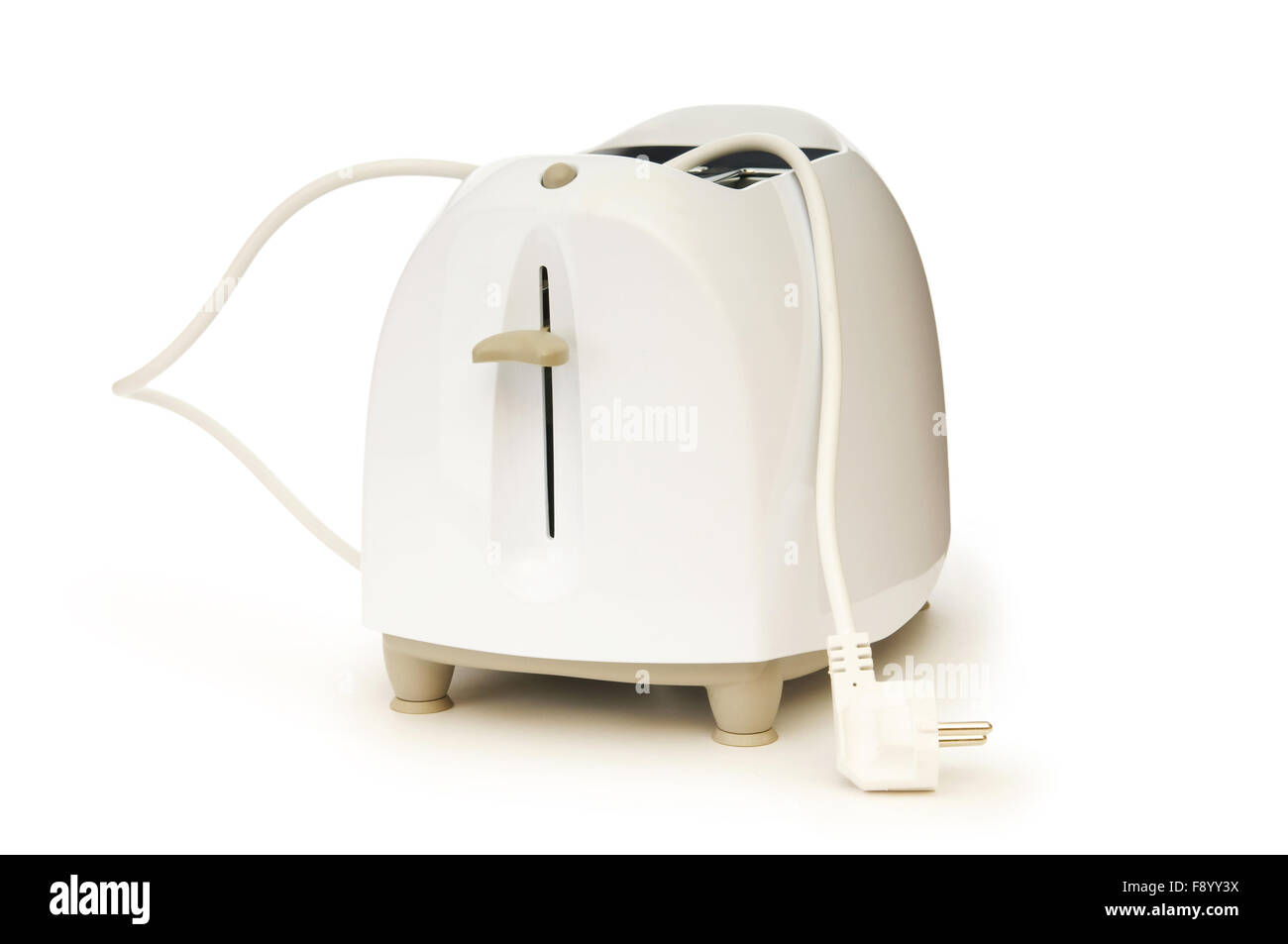 Bread toaster isolated on the white background Stock Photo - Alamy