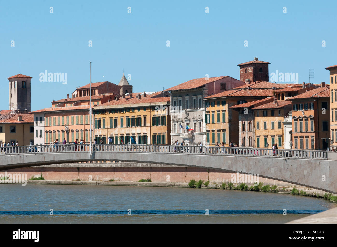 Italy, Tuscany, Pisa, Arno River, Bridge Stock Photo - Alamy