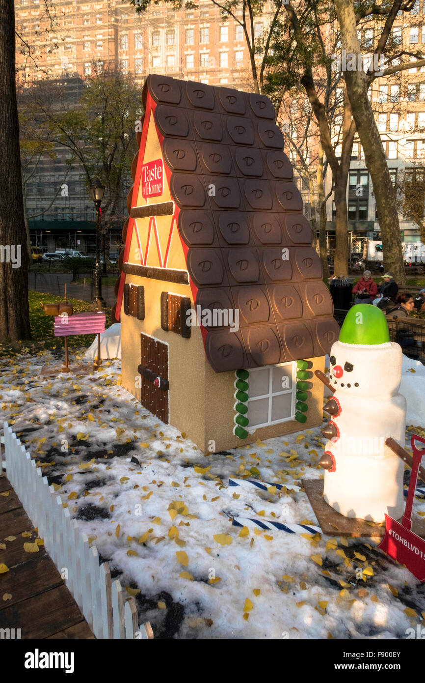 Gingerbread Blvd. in Madison Square Park, NYC Stock Photo - Alamy
