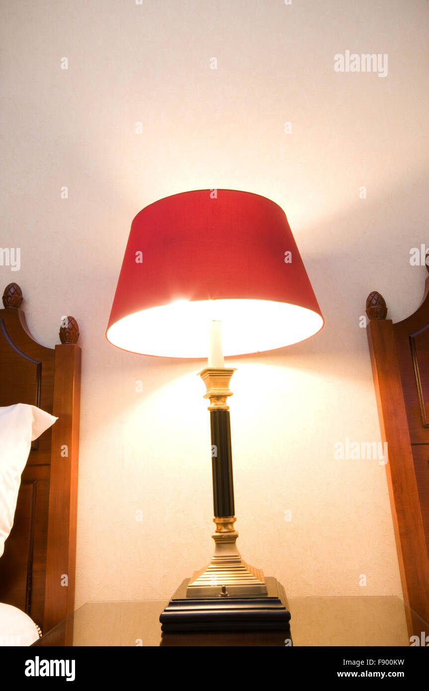 Room interior - Light stand on the table Stock Photo - Alamy