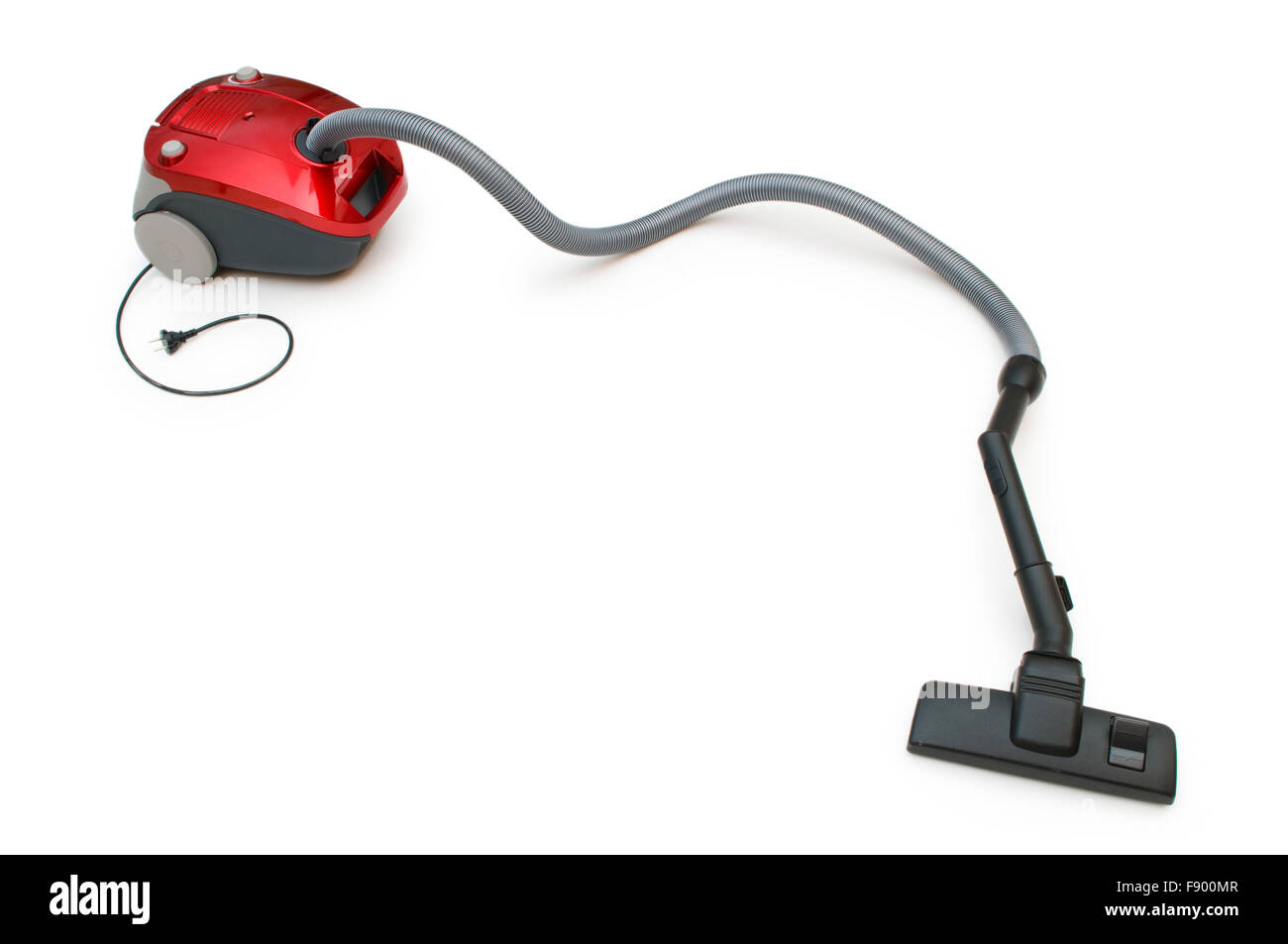 Vacuum cleaner isolated on the white background Stock Photo - Alamy