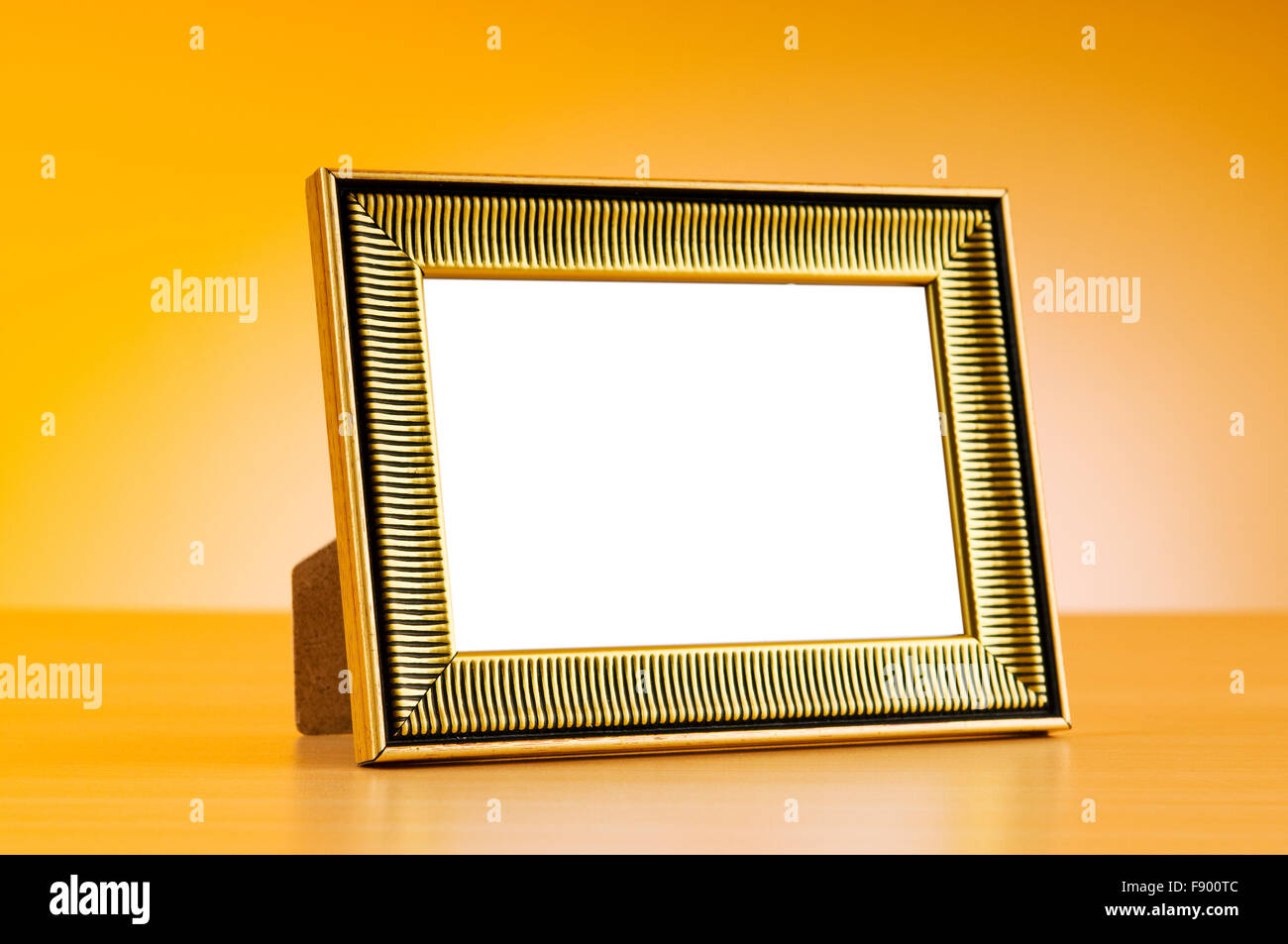 Photo frames on the table Stock Photo - Alamy