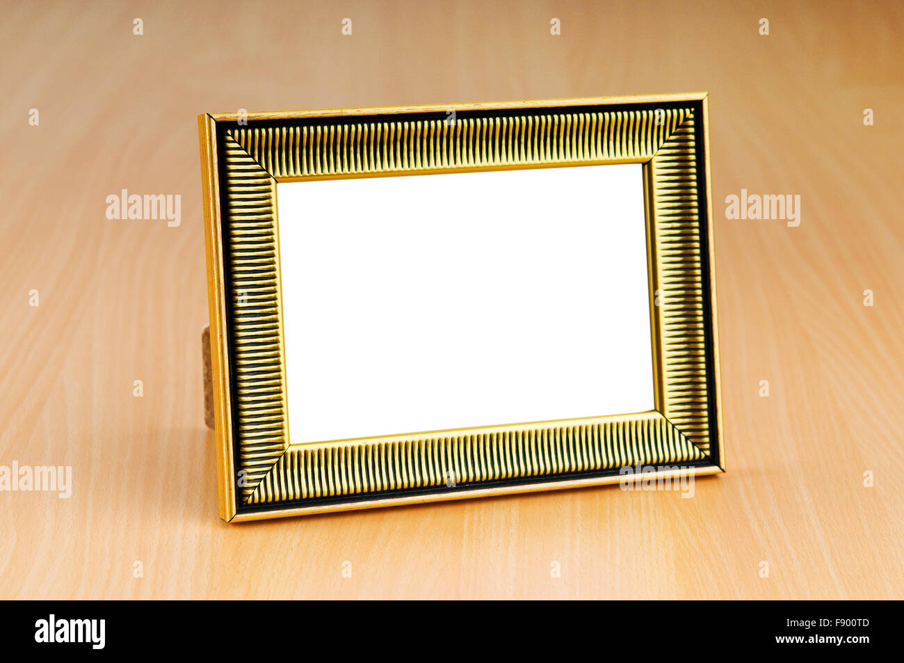 Photo frames on the table Stock Photo - Alamy