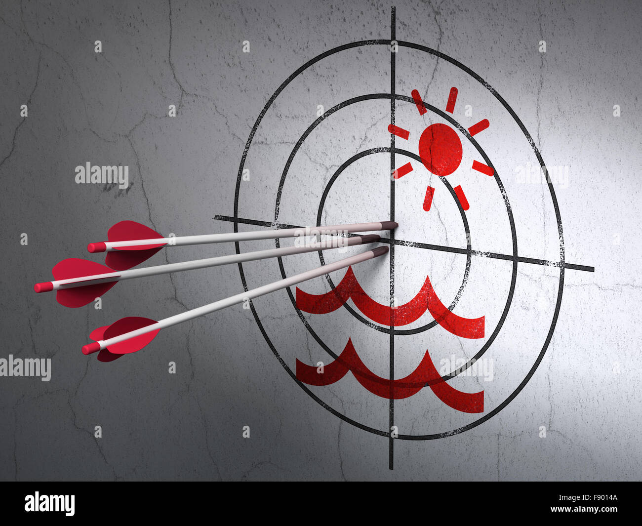 Red arrow beach hi-res stock photography and images - Alamy