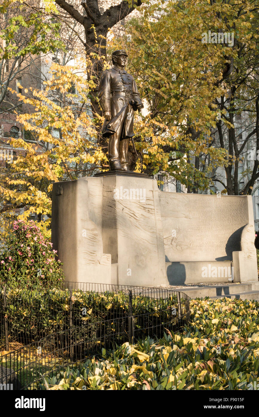 Farragut Monument, Madison Square Park, NYC Stock Photo - Alamy