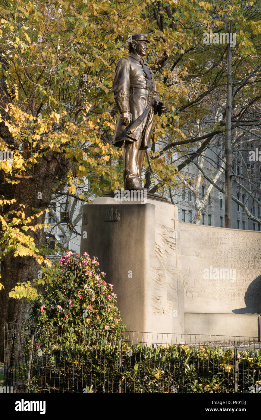 Farragut Monument, Madison Square Park, NYC Stock Photo - Alamy