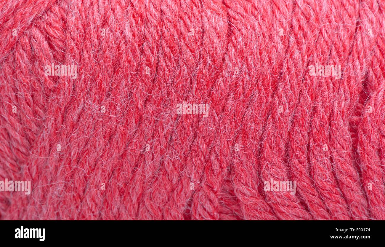 Tangle wool yarn closeup shallow DOF Stock Photo - Alamy