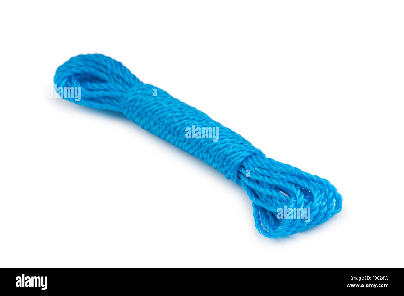 Colourful rope isolated on the white background Stock Photo - Alamy