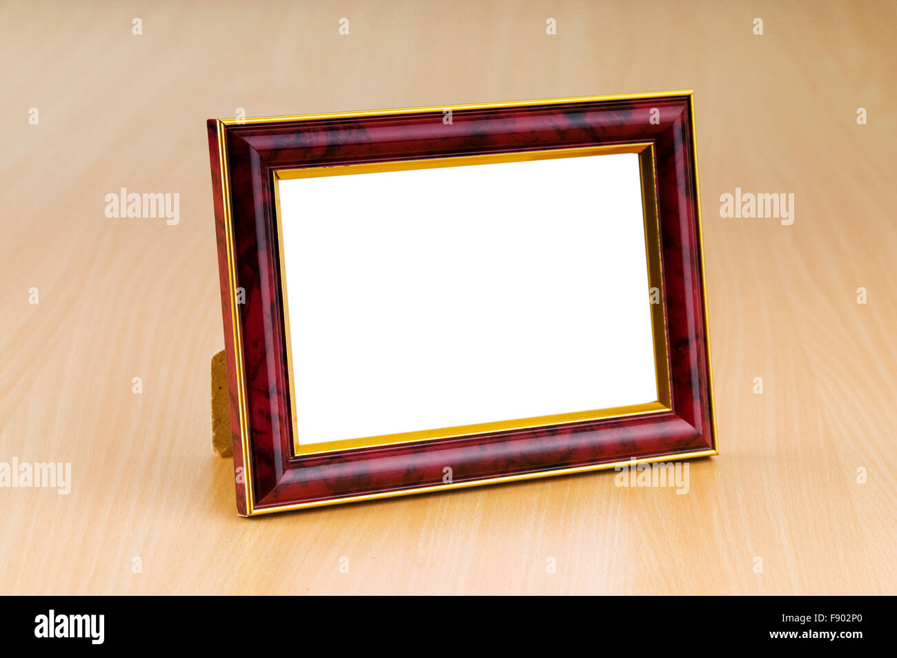 Photo frames on the table Stock Photo - Alamy