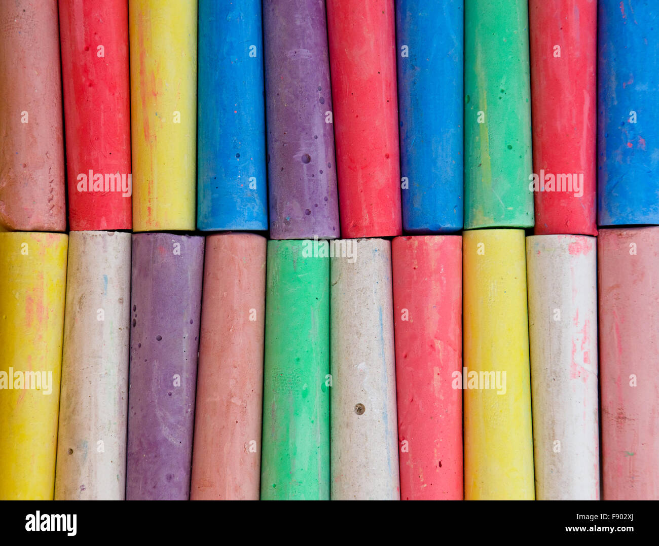 A Background of colorful chalks Stock Photo - Alamy