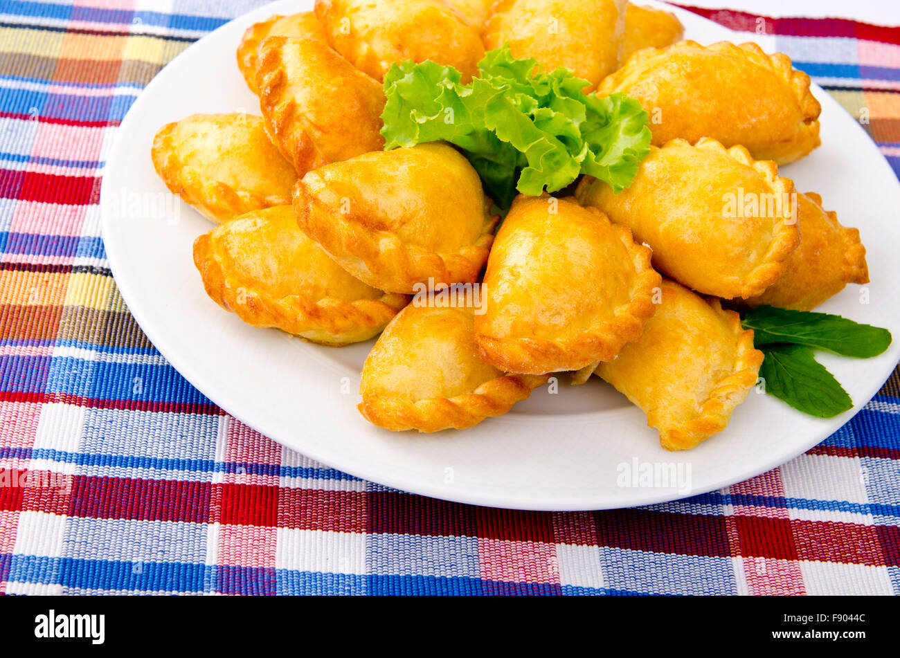 Meat patties in the plate Stock Photo - Alamy