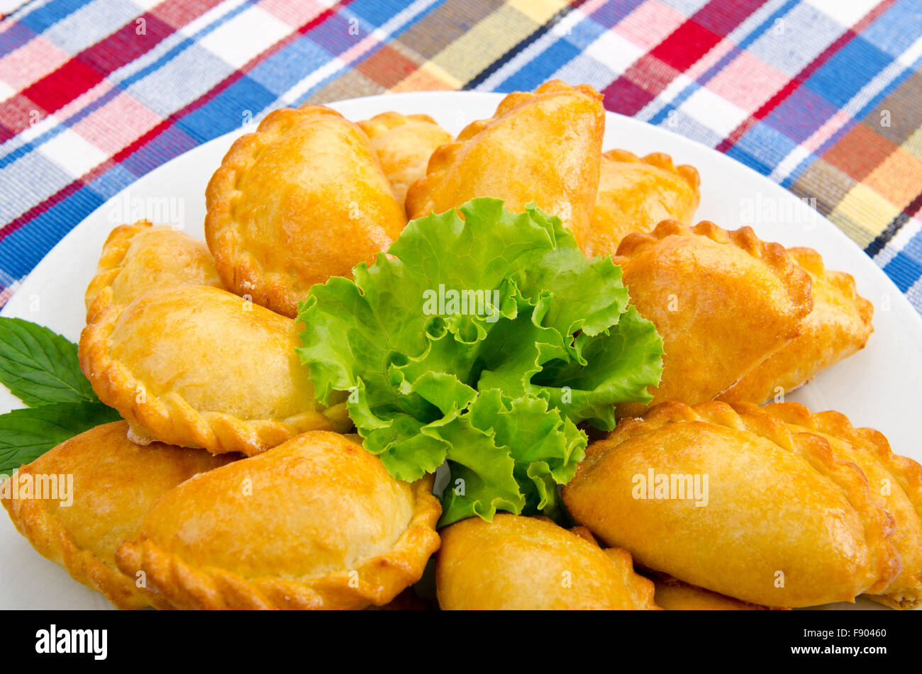Meat patties in the plate Stock Photo - Alamy