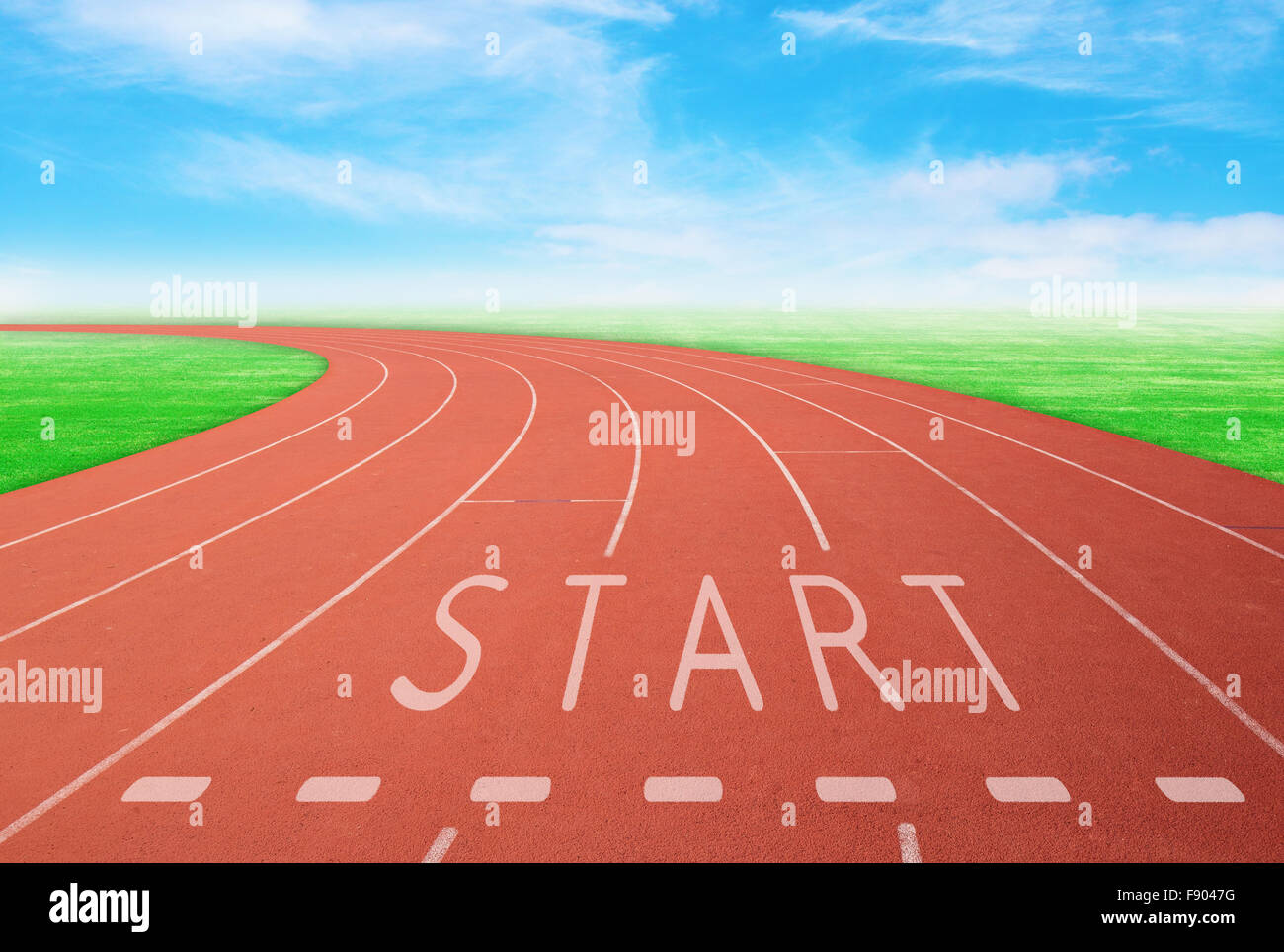Running Race Track Wallpaper