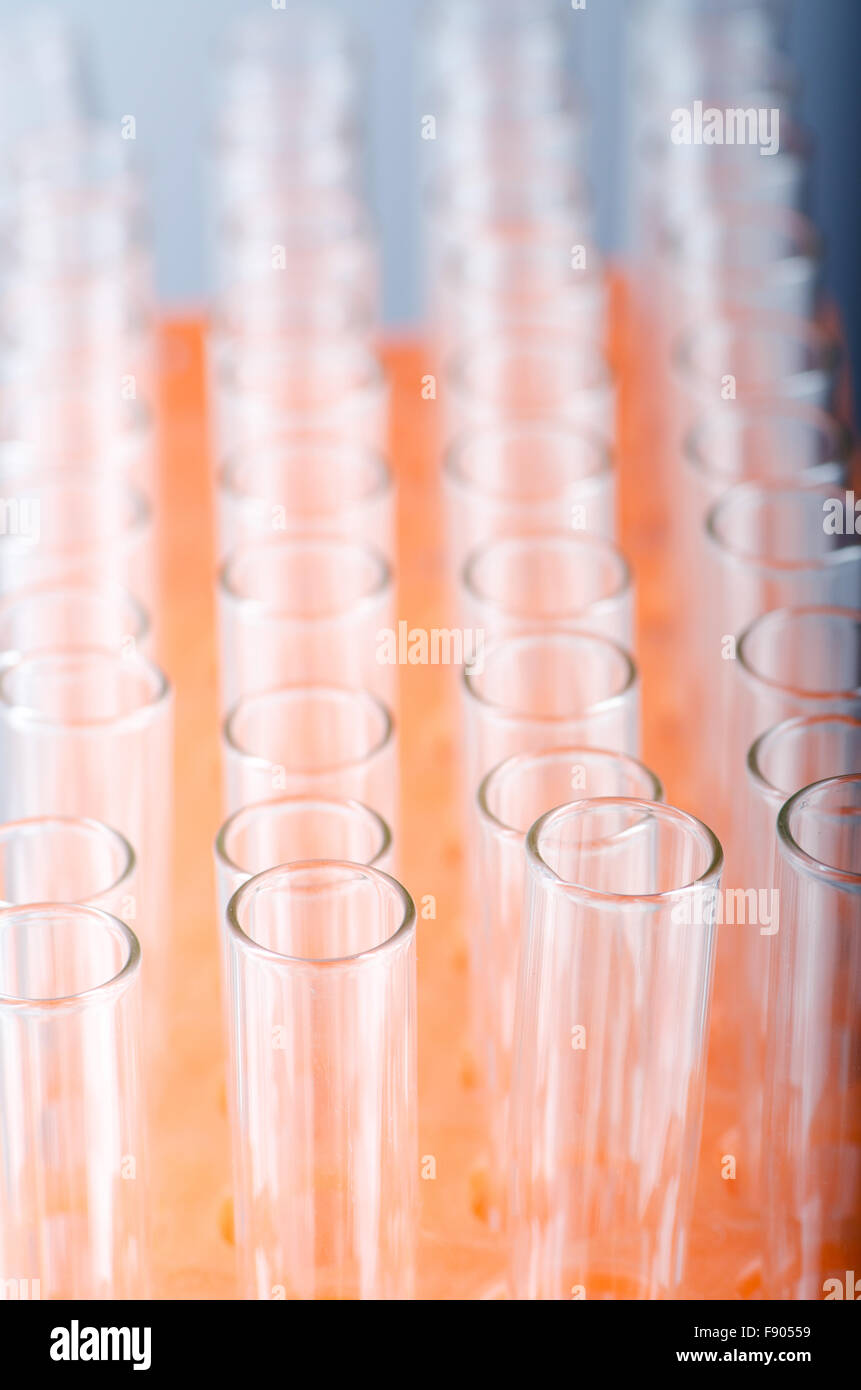Laboratory concept with glass tubing Stock Photo - Alamy