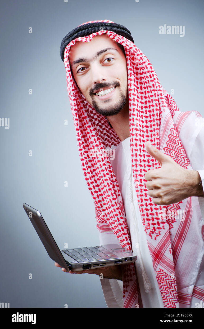 Diversity concept with young arab Stock Photo - Alamy