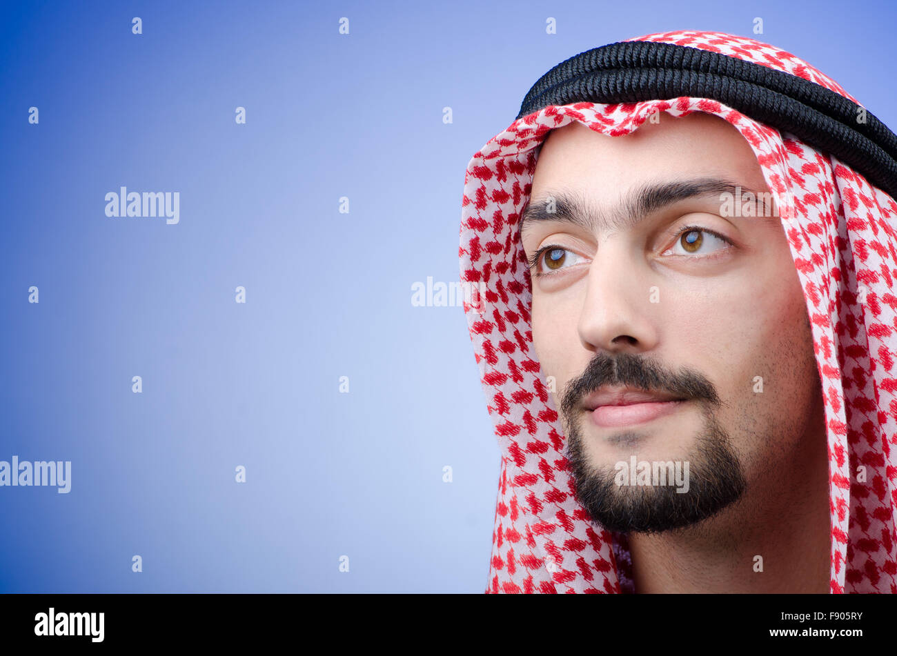 Portrait of young arab Stock Photo - Alamy