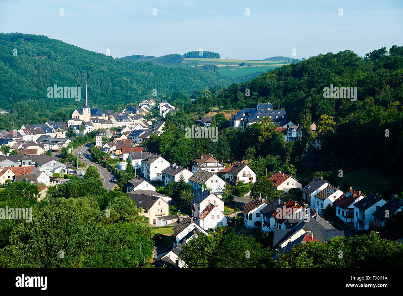 Waxweiler (Rhineland Palantine) in the morning Stock Photo - Alamy