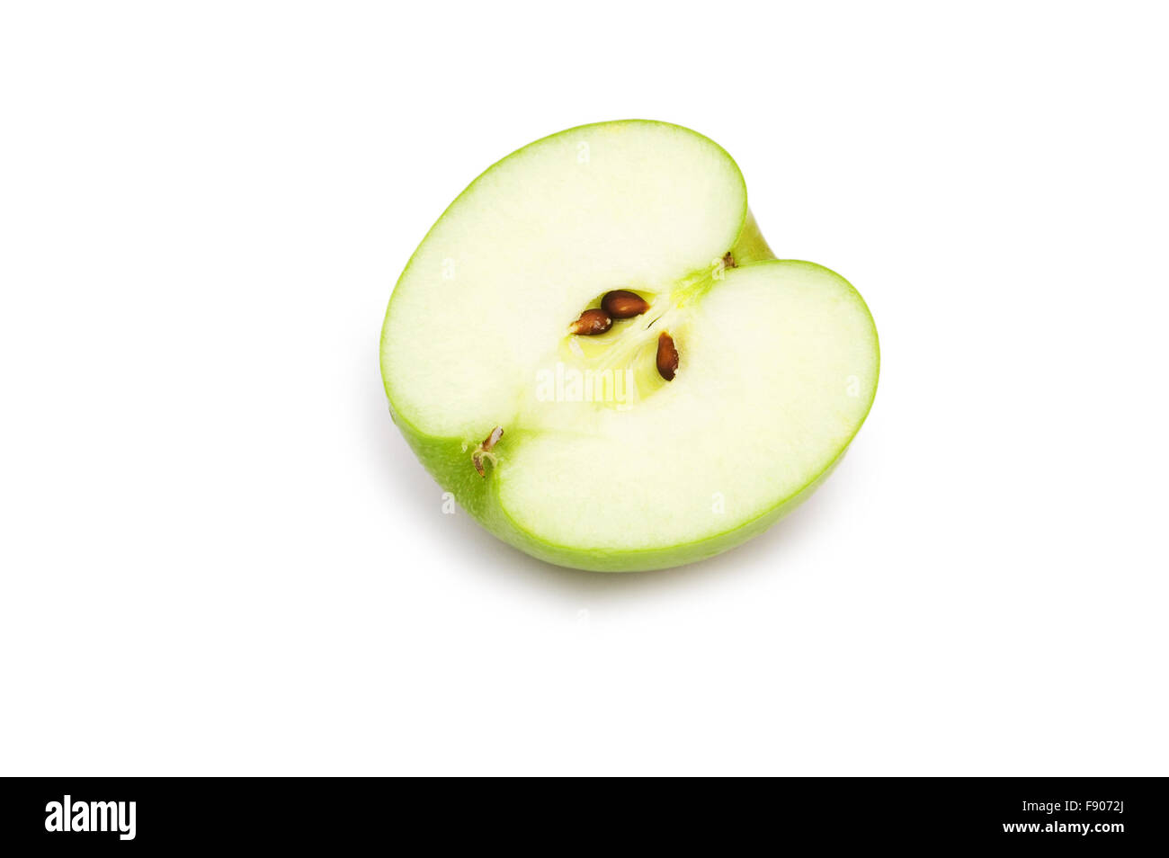 Apple piece isolated on the white background Stock Photo - Alamy