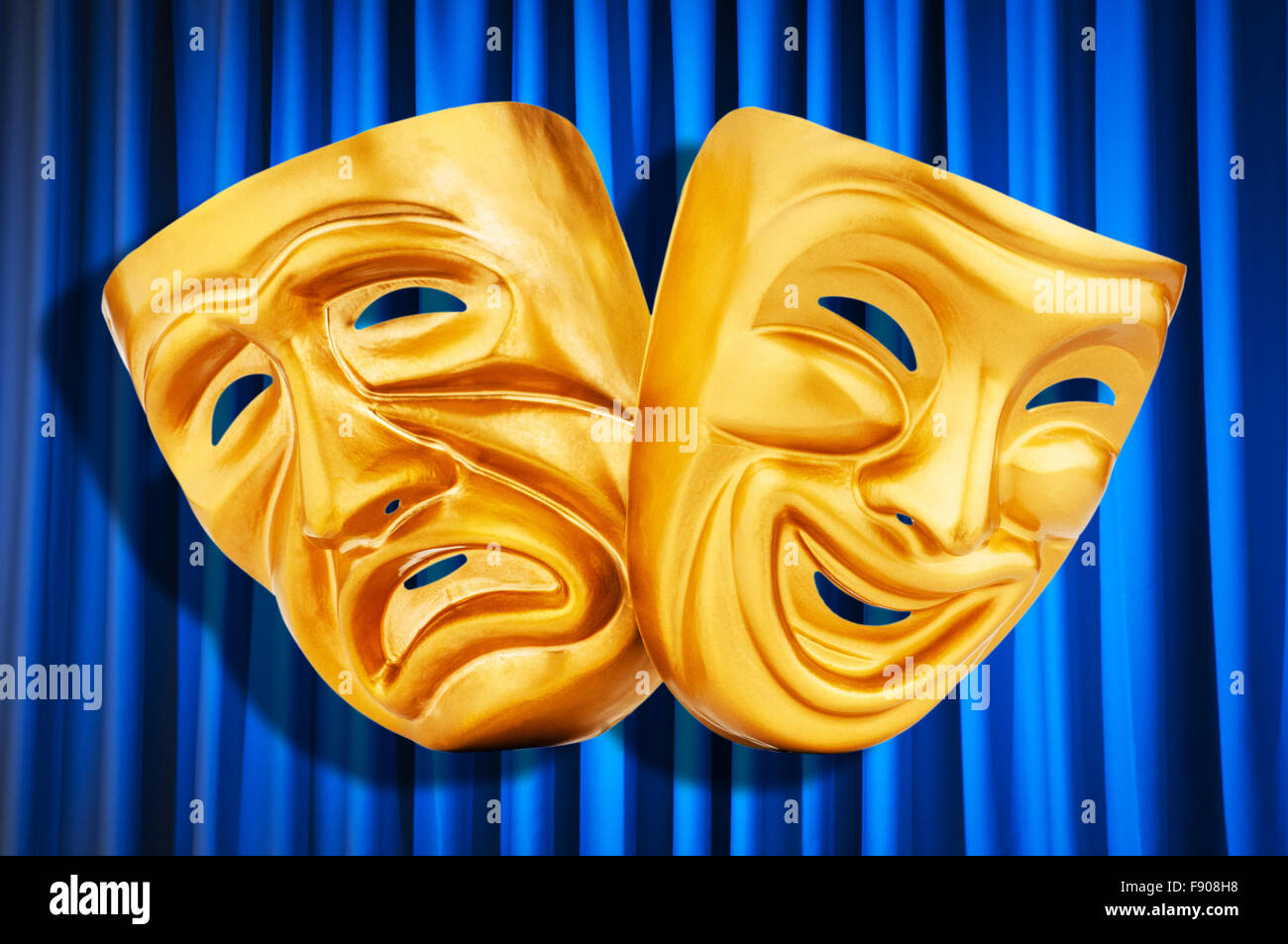 Theatre performance concept with masks Stock Photo - Alamy