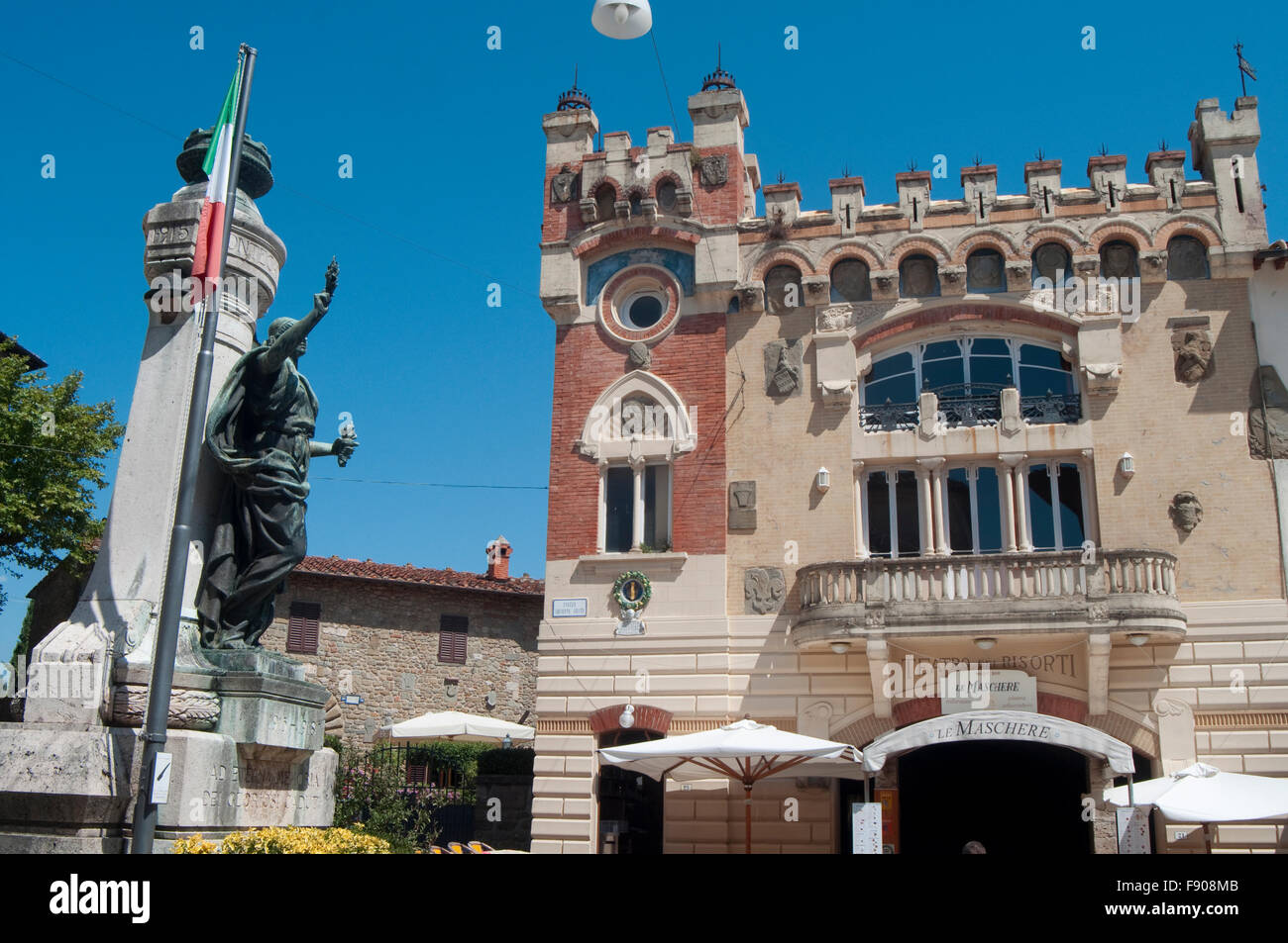 Italy, Tuscany, Italy, Montecatini Terme, Mountain Village Montecatini ...