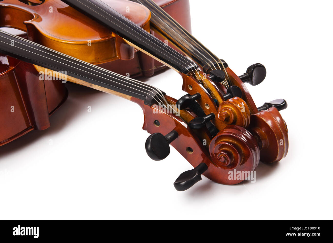 Musical instruments isolated on white Stock Photo - Alamy