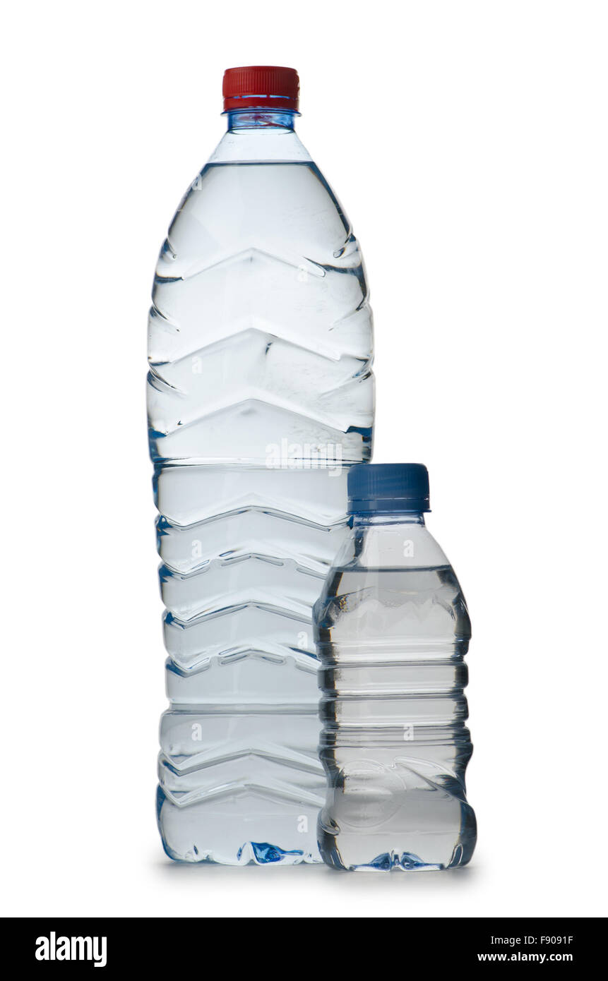 Purified mineral drinking water bottles Cut Out Stock Images & Pictures ...