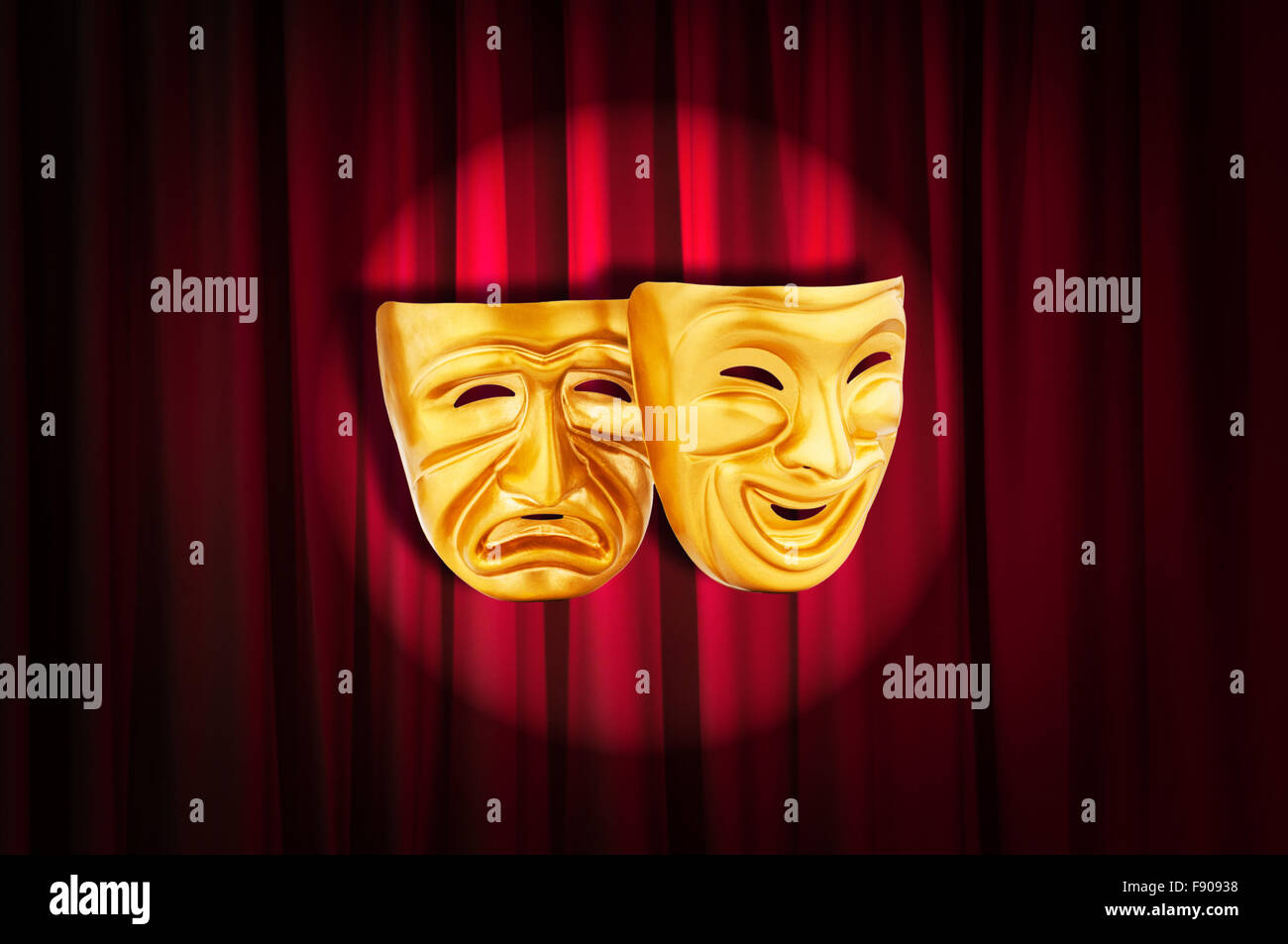 Theatre performance concept with masks Stock Photo - Alamy