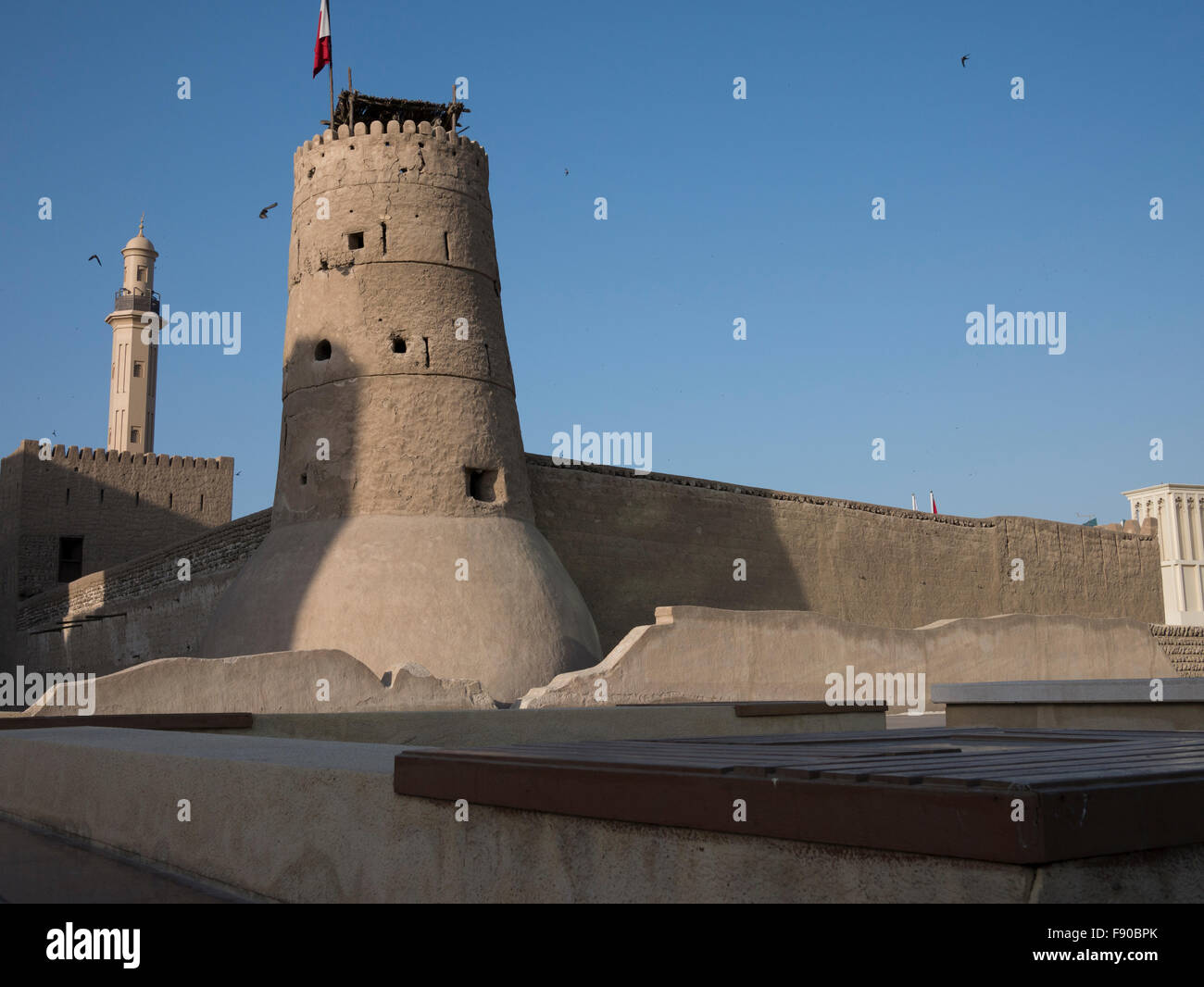 Dubai heritage tourist attraction Dubai Museum Stock Photo - Alamy