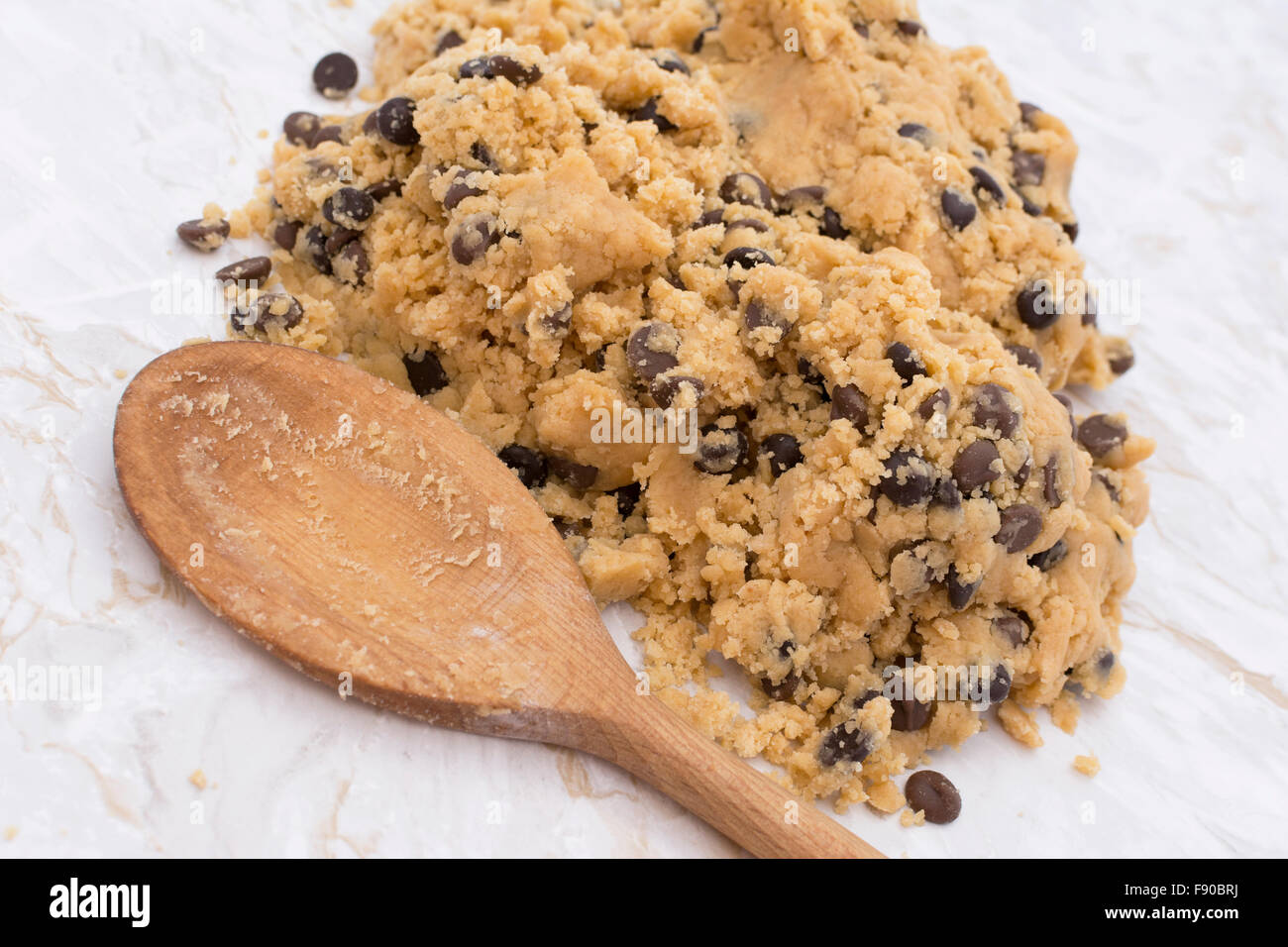 Wooden spoon chocolate chip peanut hi-res stock photography and images ...