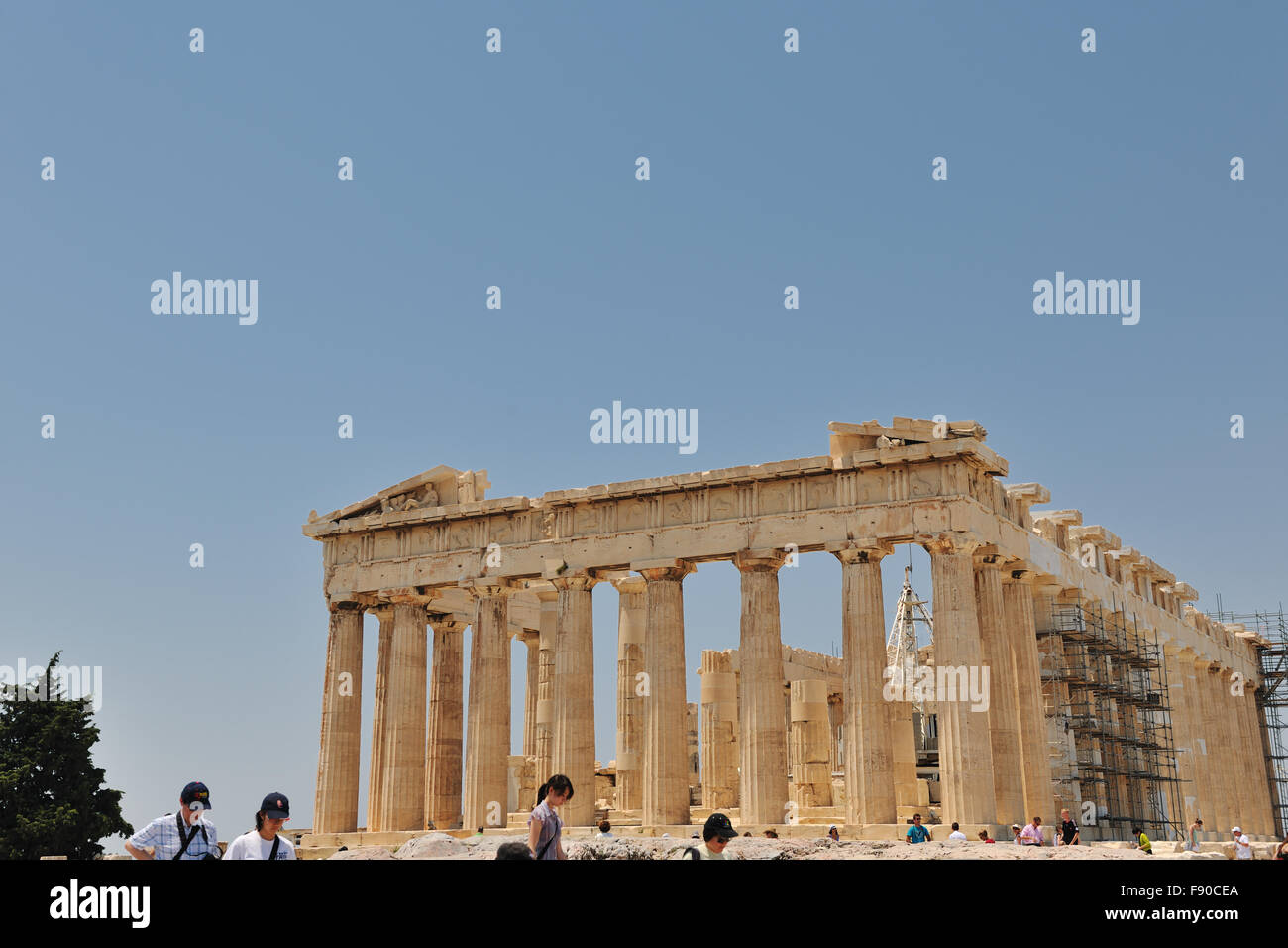 parthenon famous european tourist travel destination in greece athens Stock Photo - Alamy