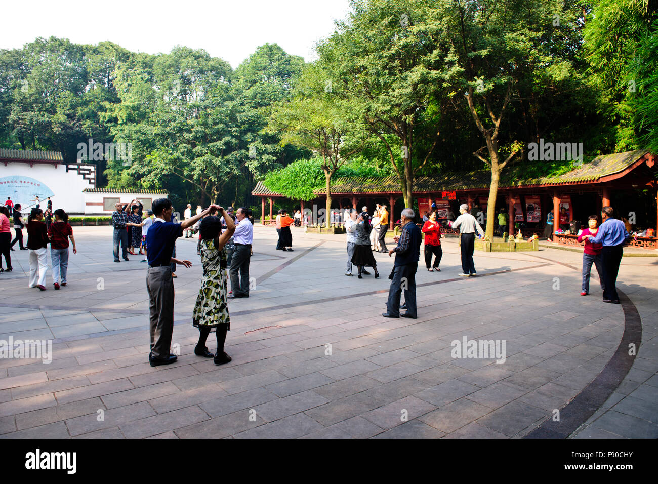 Major city in western china central downtown architecture hi-res stock ...