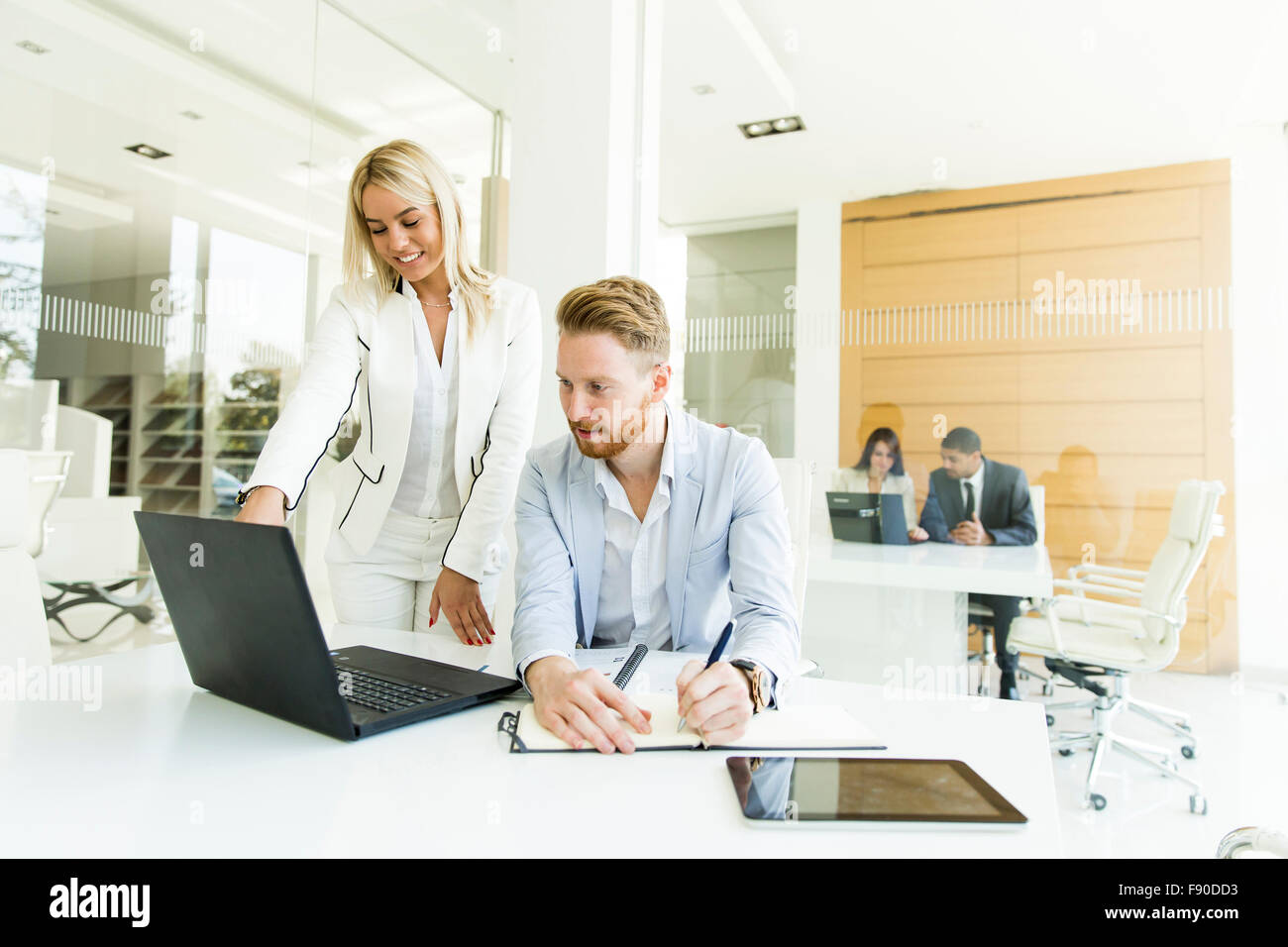 Working multiethnic hi-res stock photography and images - Alamy