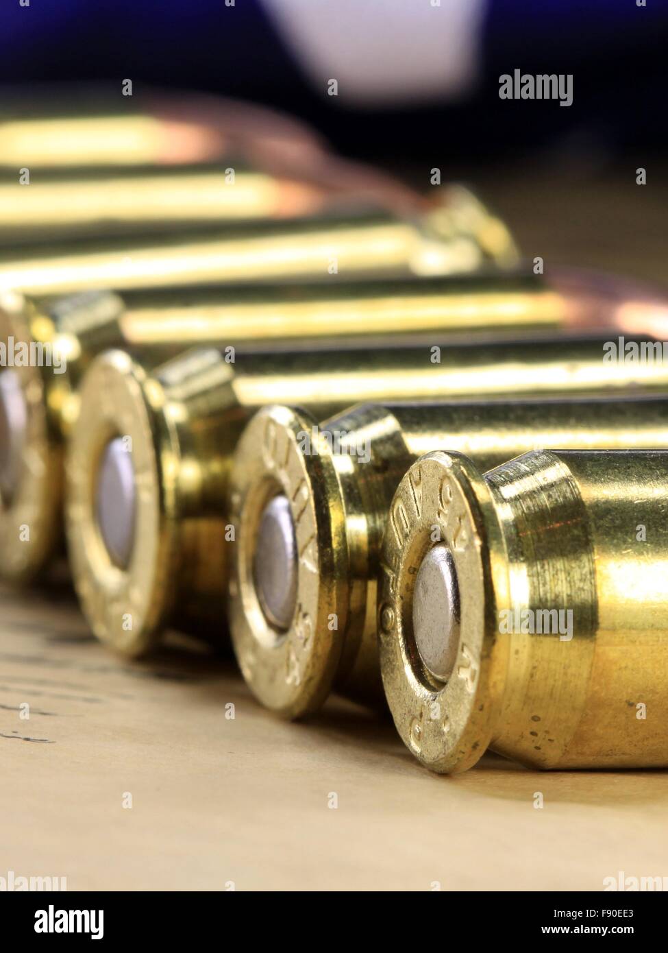 Set of gun bullets Stock Photo - Alamy