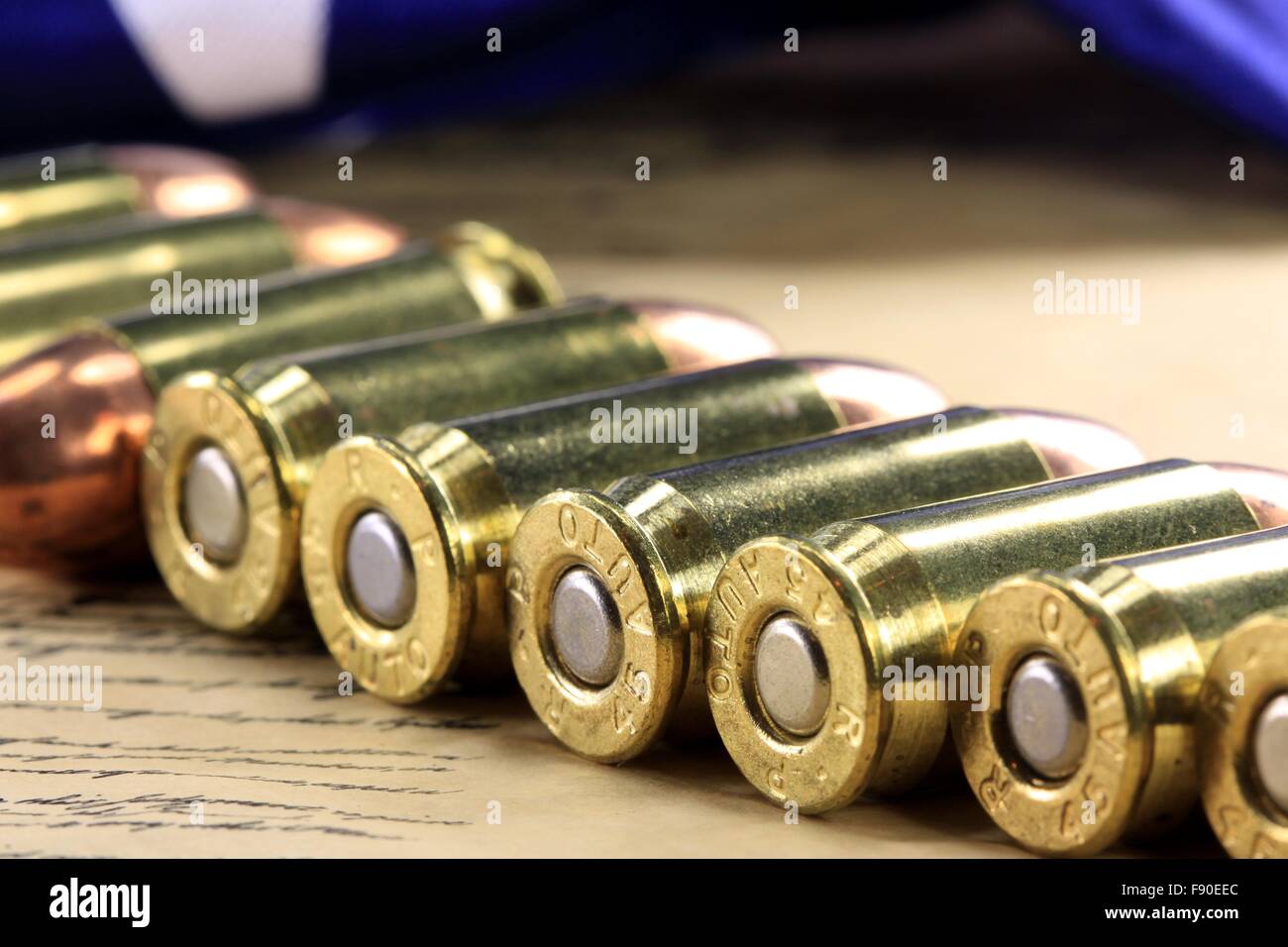 Set of gun bullets Stock Photo - Alamy