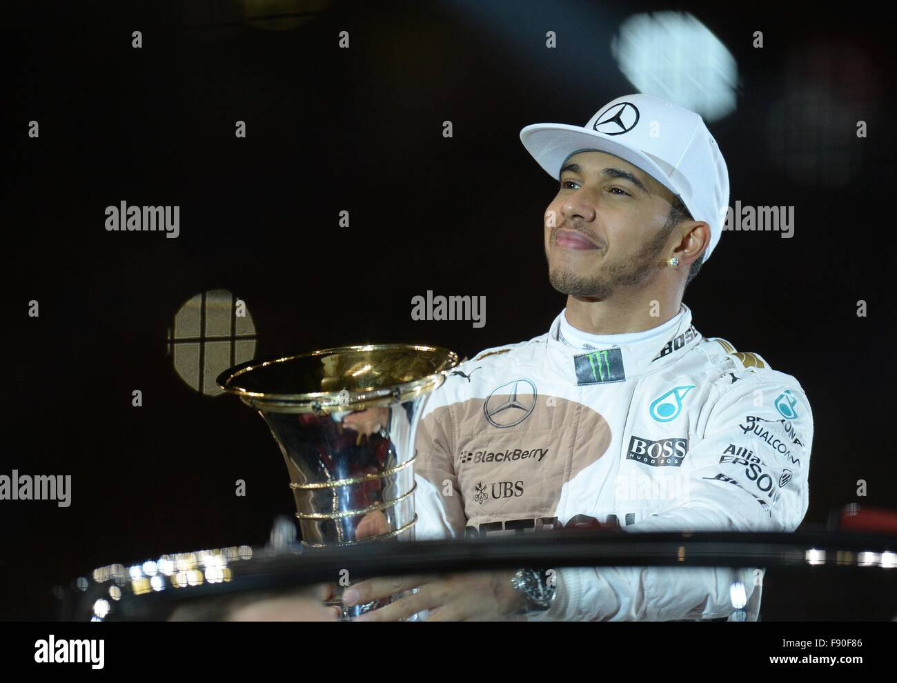 Lewis hamilton trophy hi-res stock photography and images - Alamy