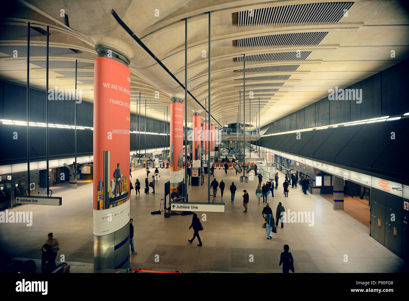 LONDON, UK - SEP 27: London Underground station interior on September ...