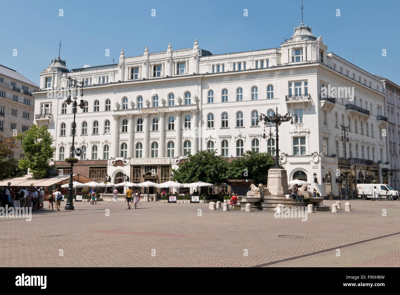 The Gerbeaud building in Budapest, Hungary Stock Photo - Alamy