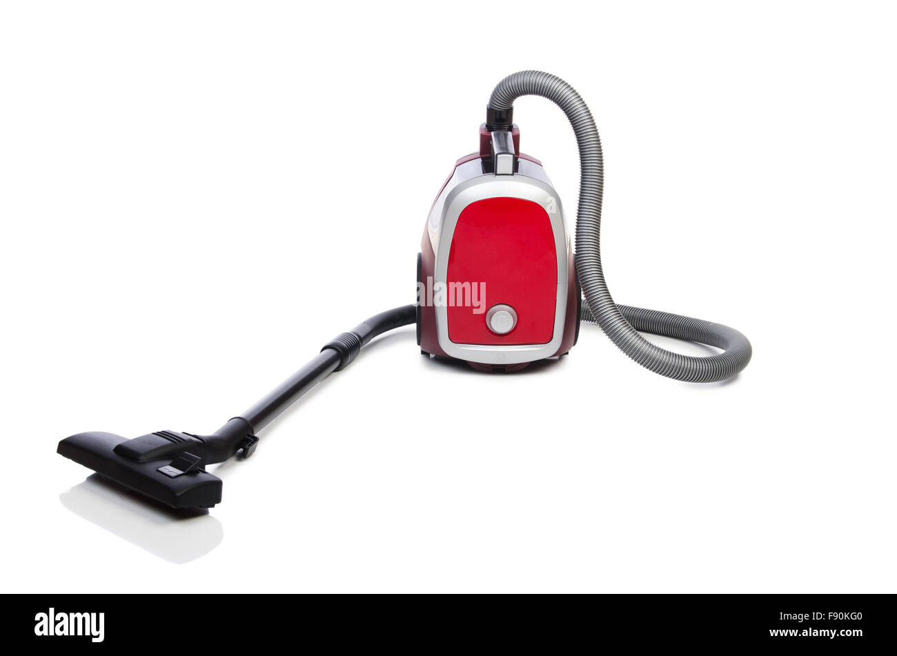 Vacuum cleaner isolated on the white background Stock Photo - Alamy