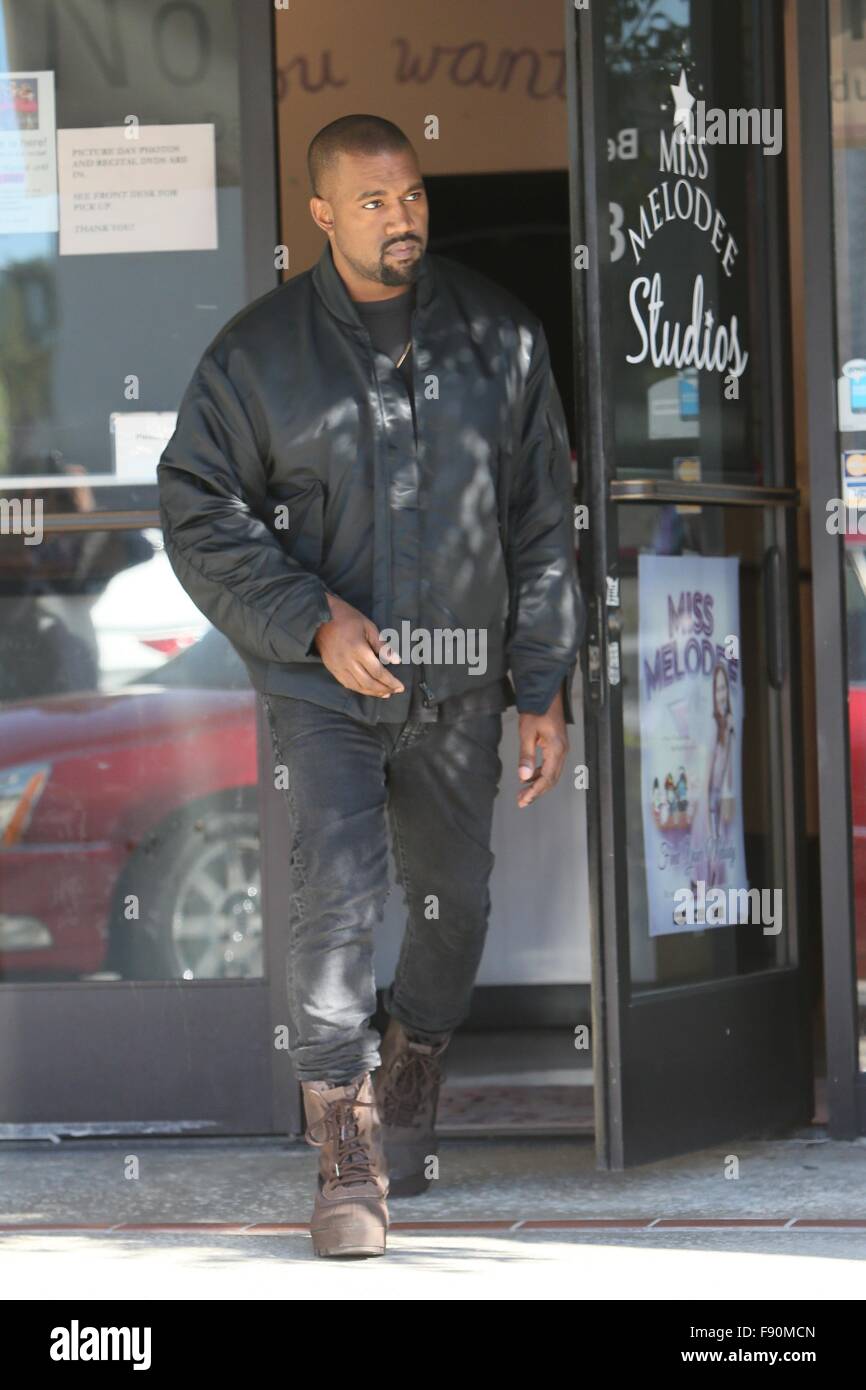 Kanye West seen taking daughter North West to ballet Featuring: Kanye ...